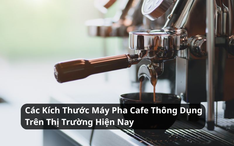 Các Kích Thước Máy Pha Cafe Thông Dụng Trên Thị Trường
